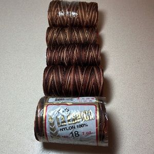 Hilos | Office | Nylon Variegated Crochet Thread Brown | Poshmark